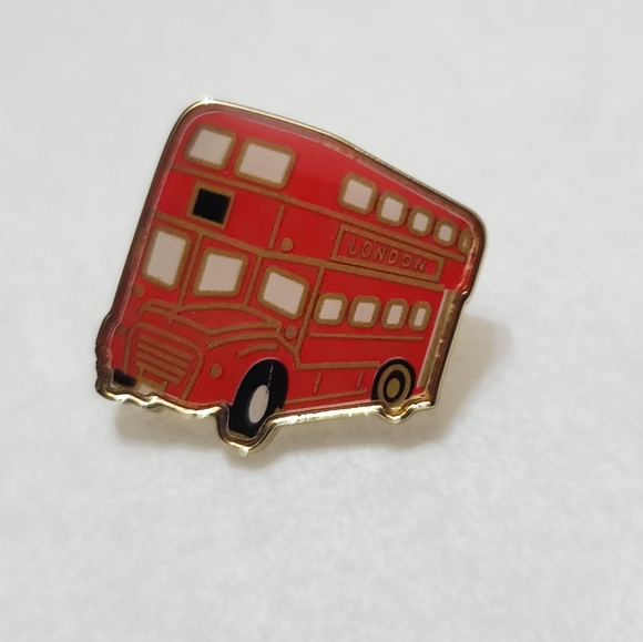 Burberry | Accessories | Burberry London Double Decker Bus Pin | Poshmark